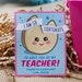 Fortune Cookie Teacher Gift Tag, Fortunate Gift Tag, Teacher Classroom ...