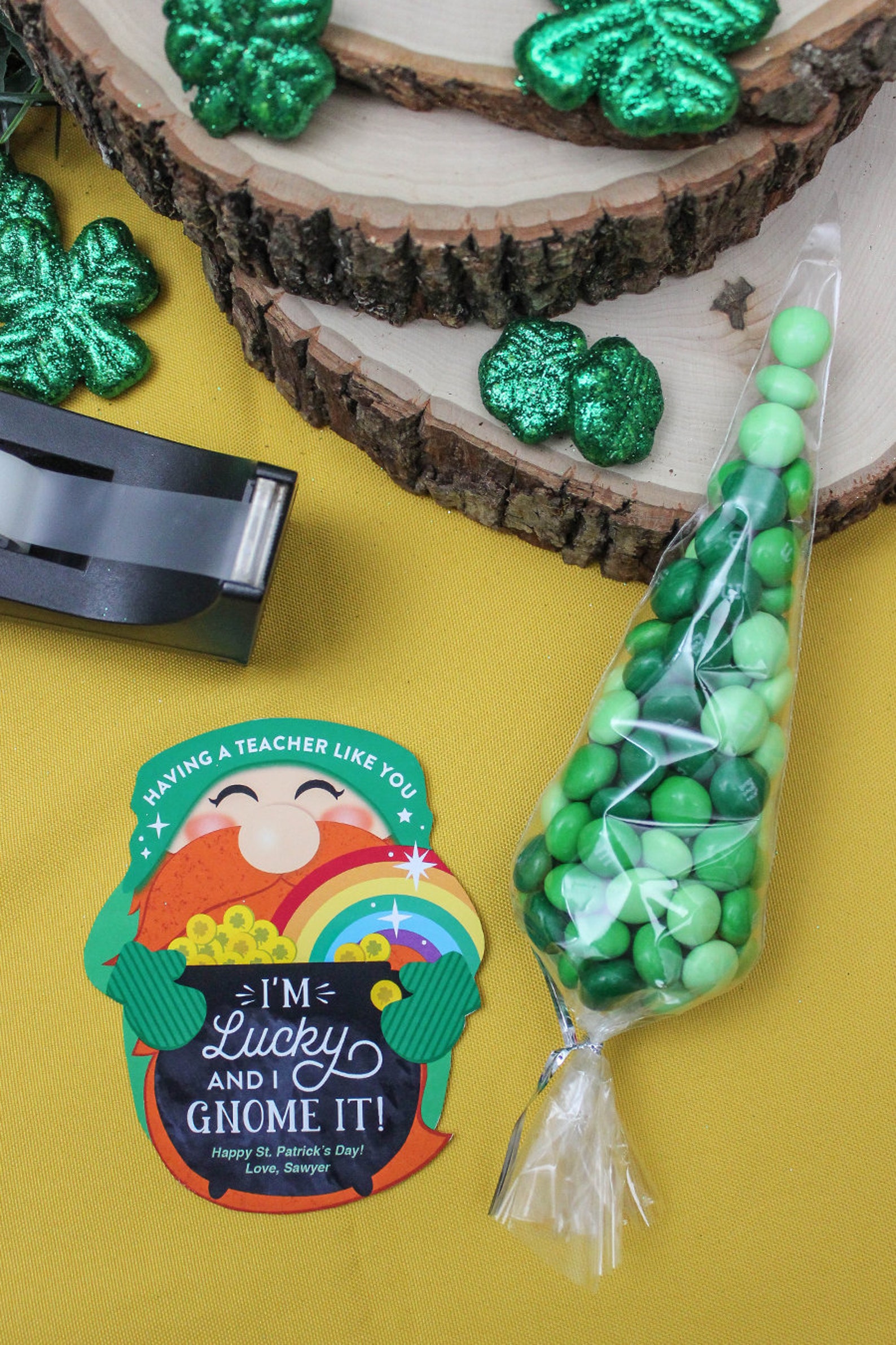 St. Patrick's Day Gnome Printables, Gnome Treat Bag, St. Patrick's Day ...