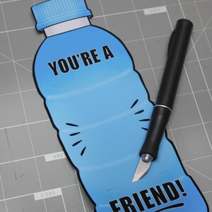Drink Bottle Valentine Printable, Hydration Drink, Kids Valentines ...