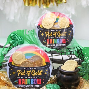 Pot of Gold Treat Bag, St. Patrick's Day Treat Bag, St. Patrick's Day ...
