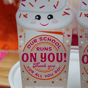 Coffee Thank You Teacher Gift Printable, Teacher Gift, Teacher ...