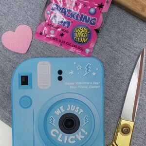 Instant Camera Valentines, Valentine Printable, Camera Valentine, Kids ...
