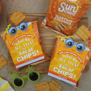 You're All That and a Bag of Chips End of the Year Printable, Printable ...