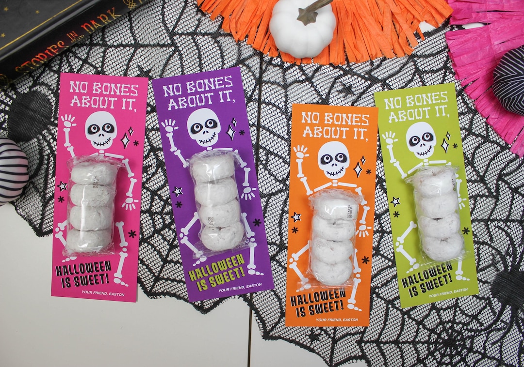 Donut Skeleton Printable, Halloween Printable, Classroom Halloween ...