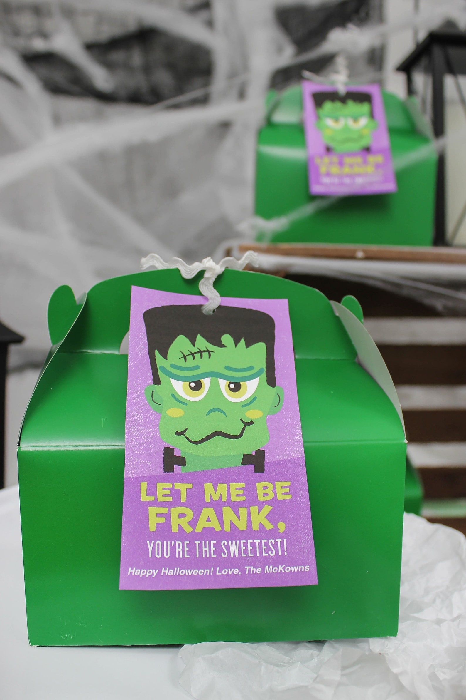 Let Me Be Frank Frankenstein Halloween Printable Gift Tag - Etsy