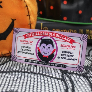 Halloween Play Money Printables, Halloween Coupons, Play Money Coupons ...