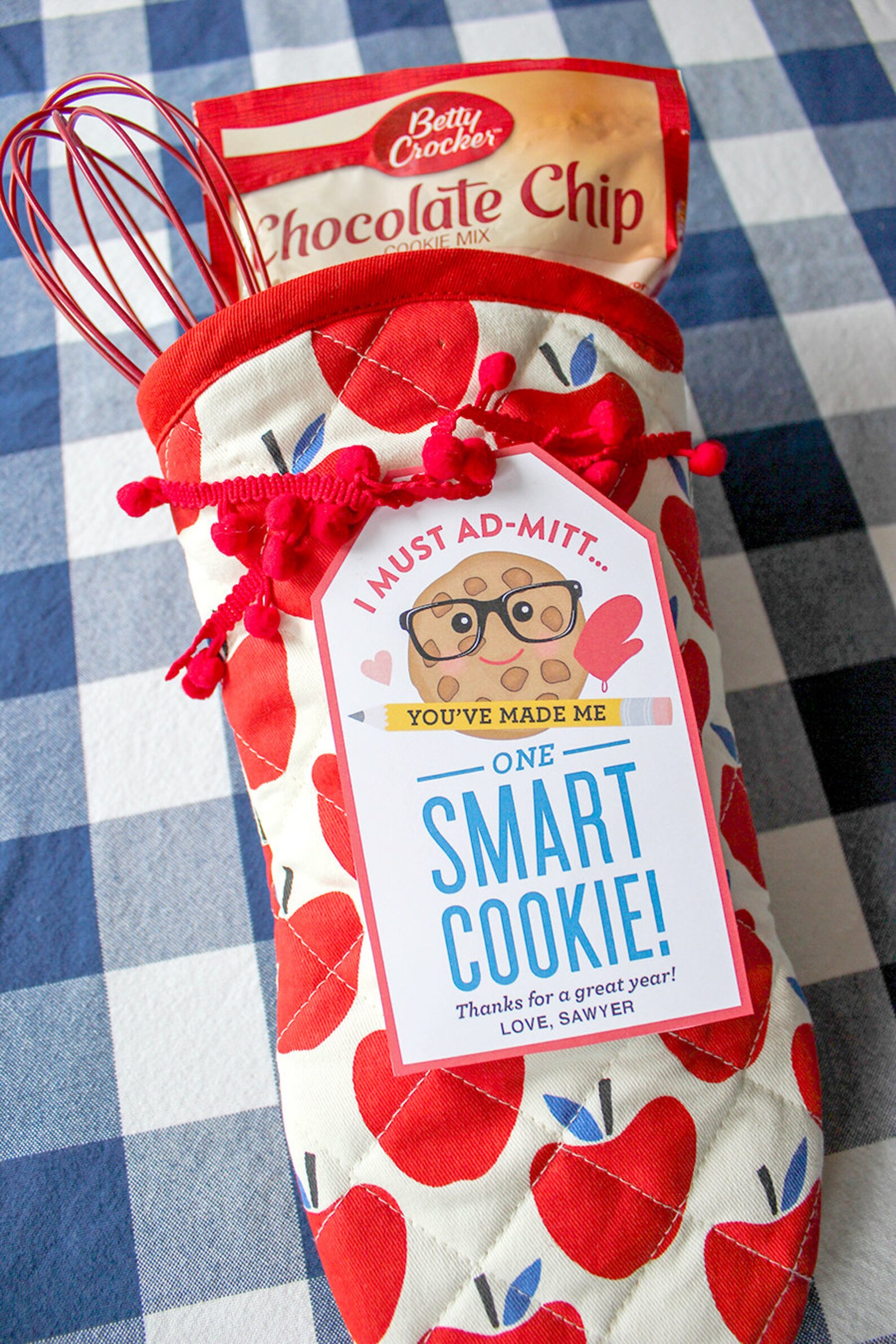 Smart Cookie Teacher Appreciation Gift Tag Printable Teacher - Etsy