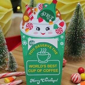World's Best Cup of Coffee Christmas Coffee Gift Card Printable ...