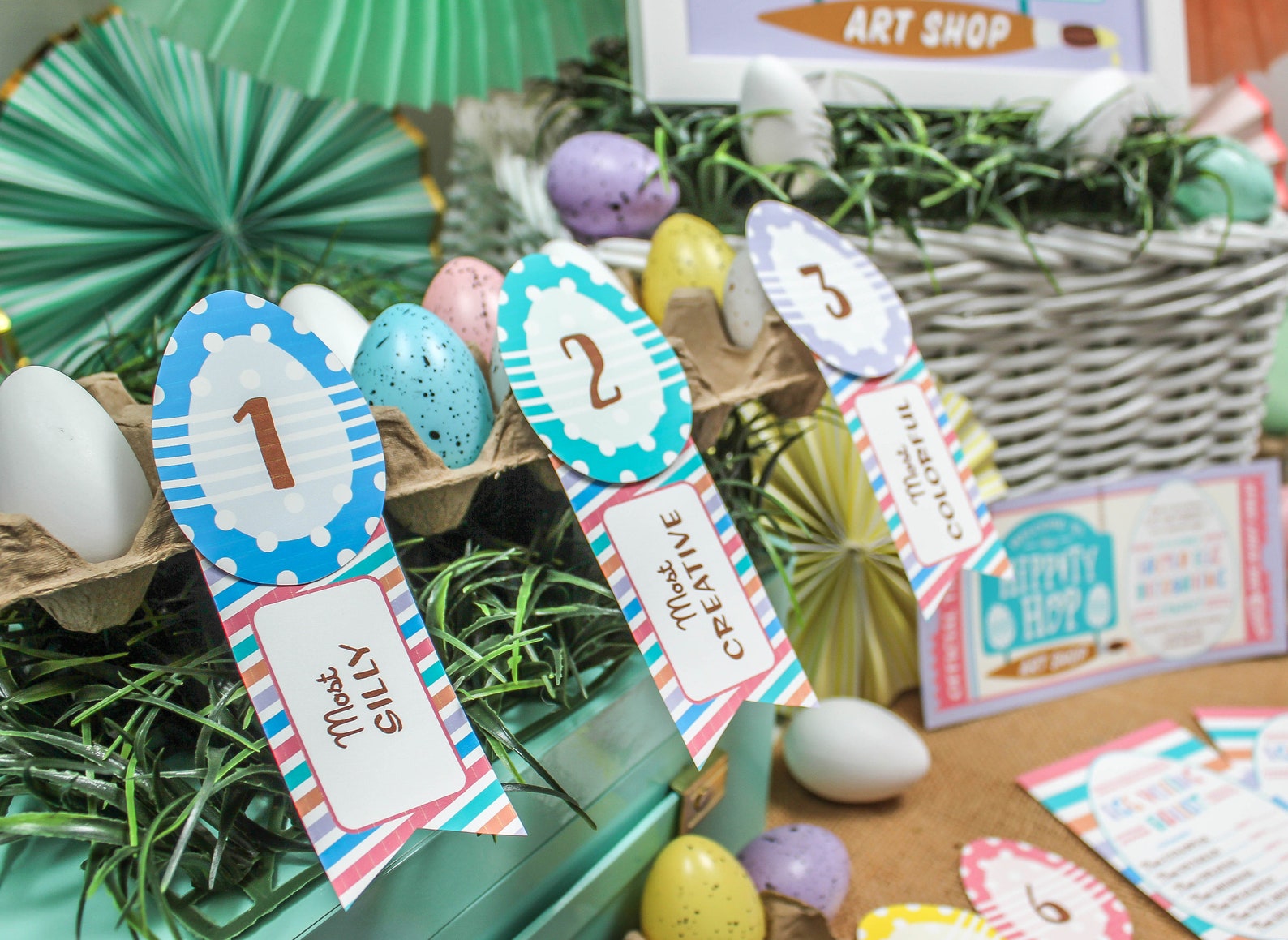 Easter Egg Decorating Contest Printables Easter Printable - Etsy