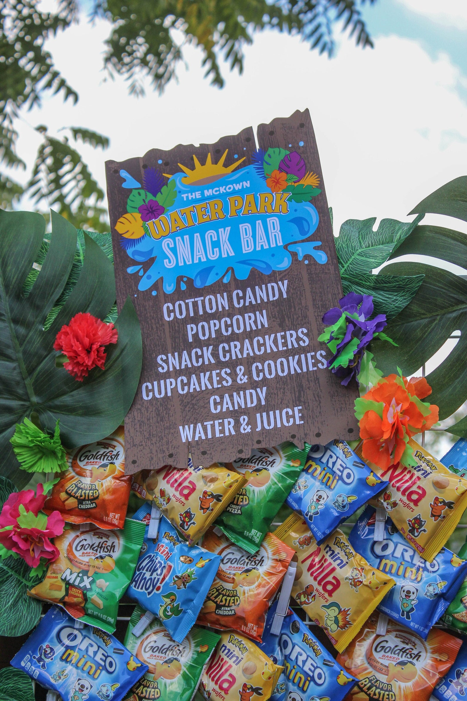 Water Park Party Decor Printable Pack Water Slide Party Kids - Etsy