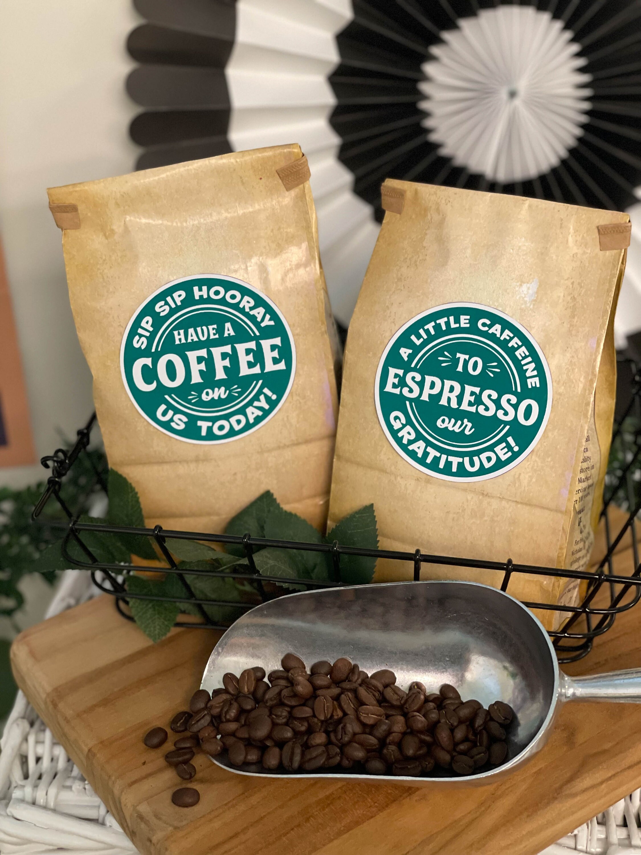 Back to School Coffee Shop Printable Pack, Coffee Themed Teacher Gift ...