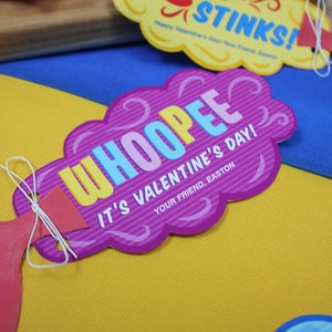 Whoopee Cushion Kids Valentine Printable - Kids Valentines, School ...