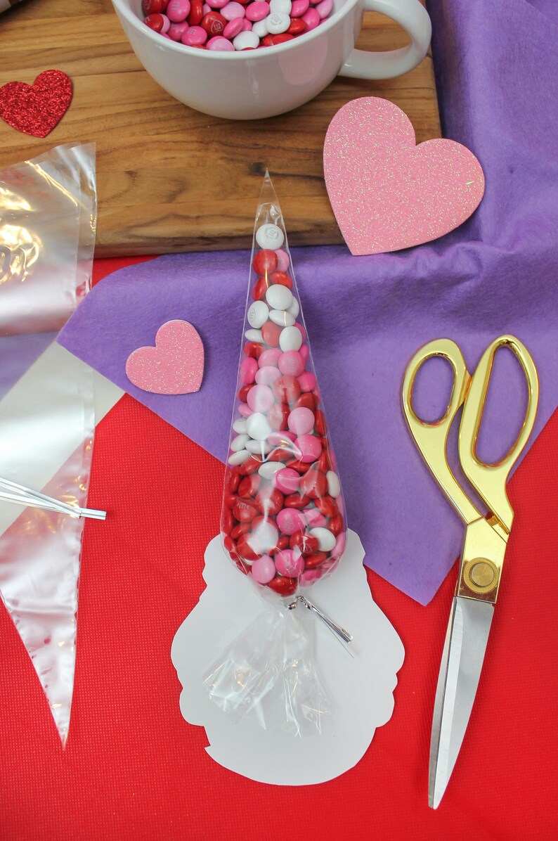 Valentine Gnome Printables Gnome Treat Bag Valentine | Etsy