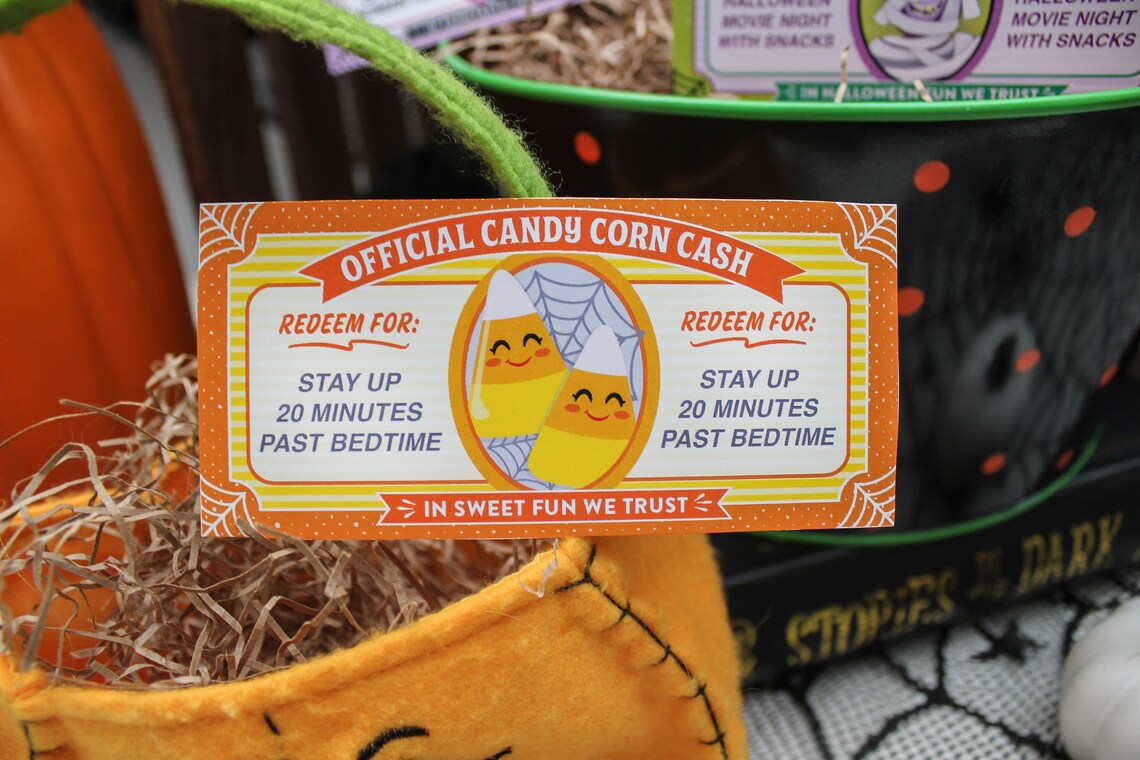 Halloween Play Money Printables Halloween Coupons Play Money - Etsy