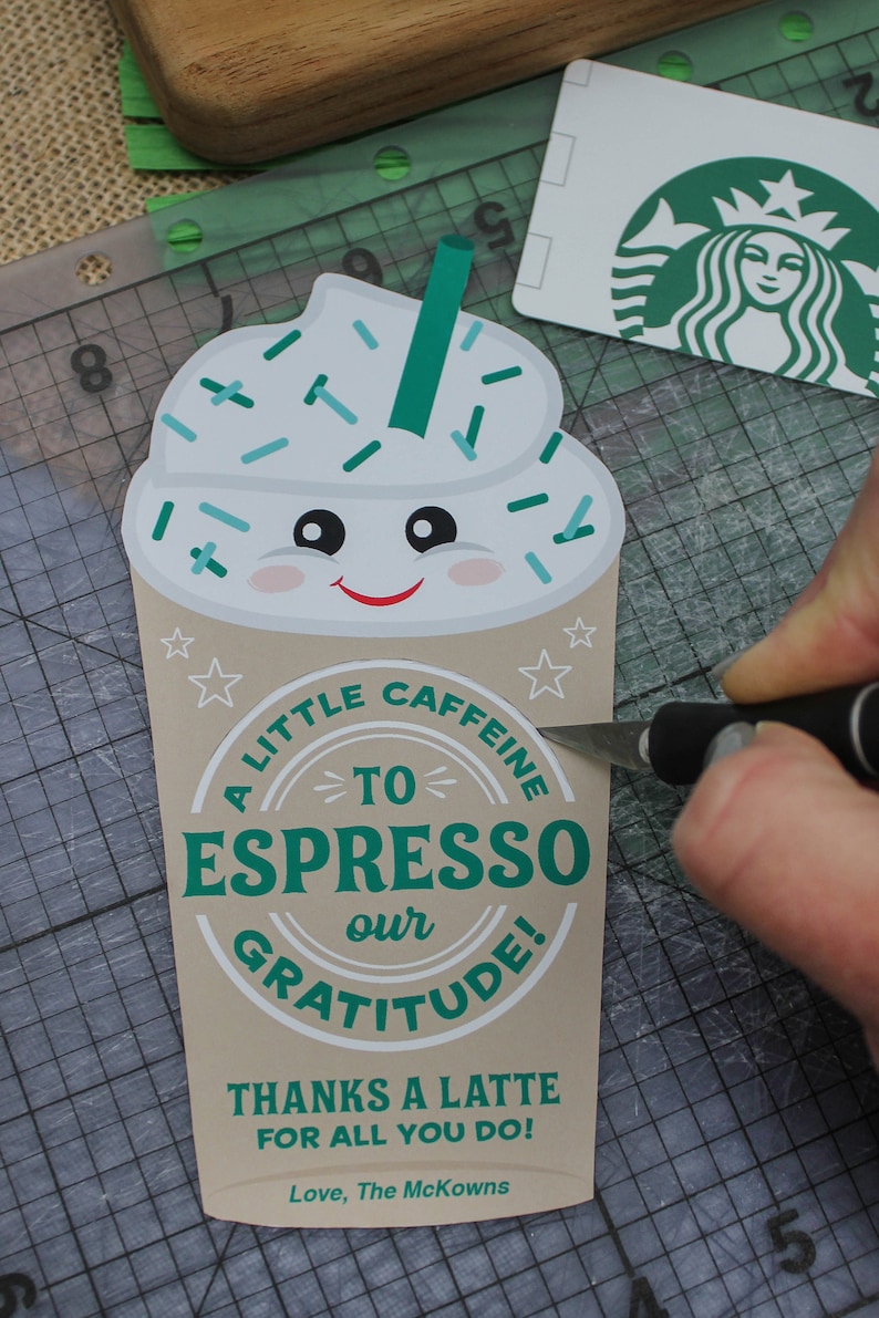 Coffee Thank You Gift Printable Teacher Gift Teacher - Etsy