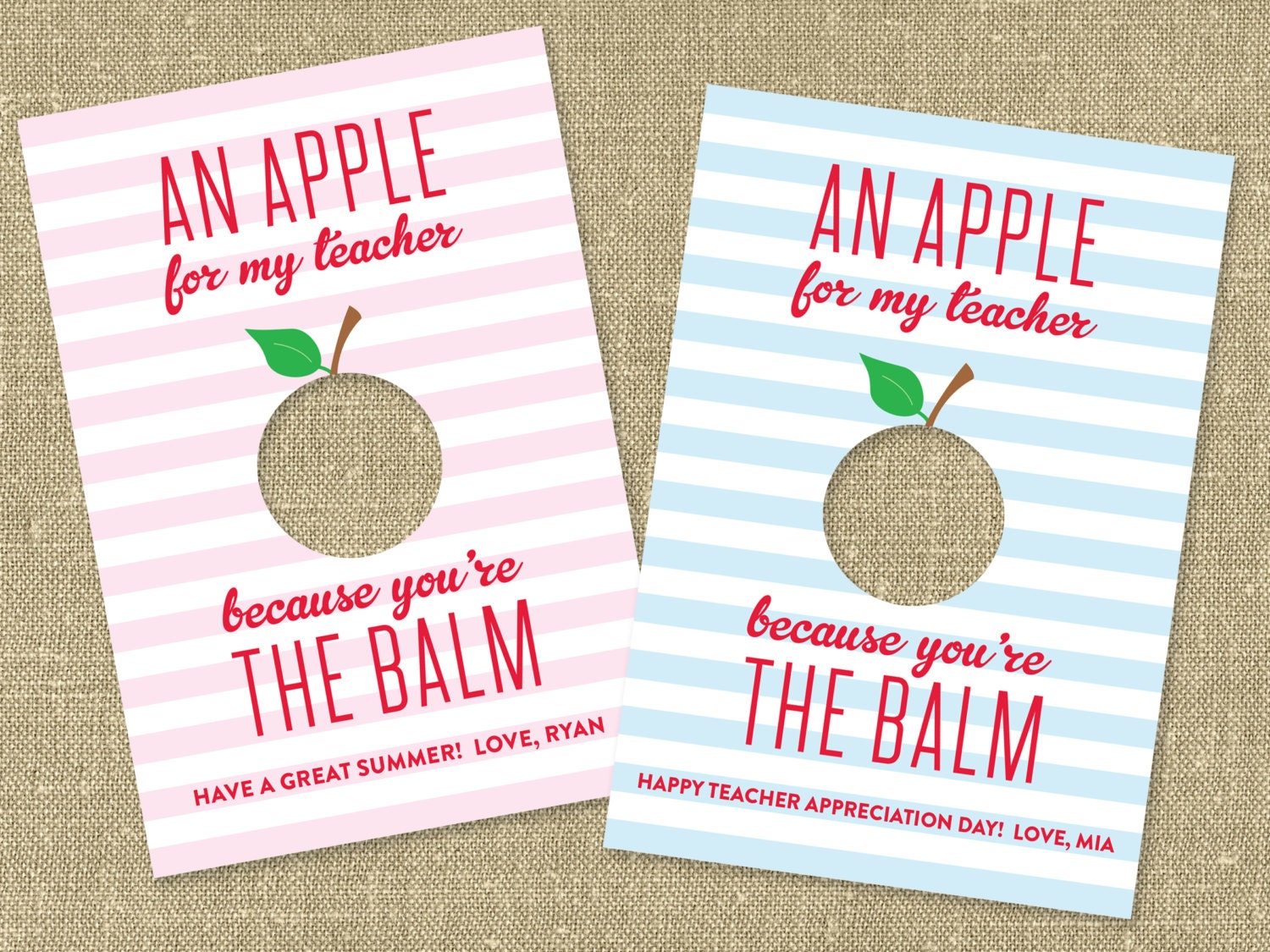 EOS Lip Balm Teacher Gift Printable - PDF Printable - Teacher ...