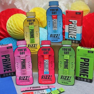 Rizz Drink Bottle Kids Valentine, Tween Slang, Hydration Drink, Kids ...