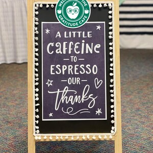 Teacher Appreciation Coffee Shop Printable Pack, Coffee Themed Teacher ...