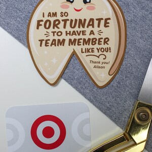 Fortune Cookie Gift Card Holder Printable, Teacher Gift, Teacher ...