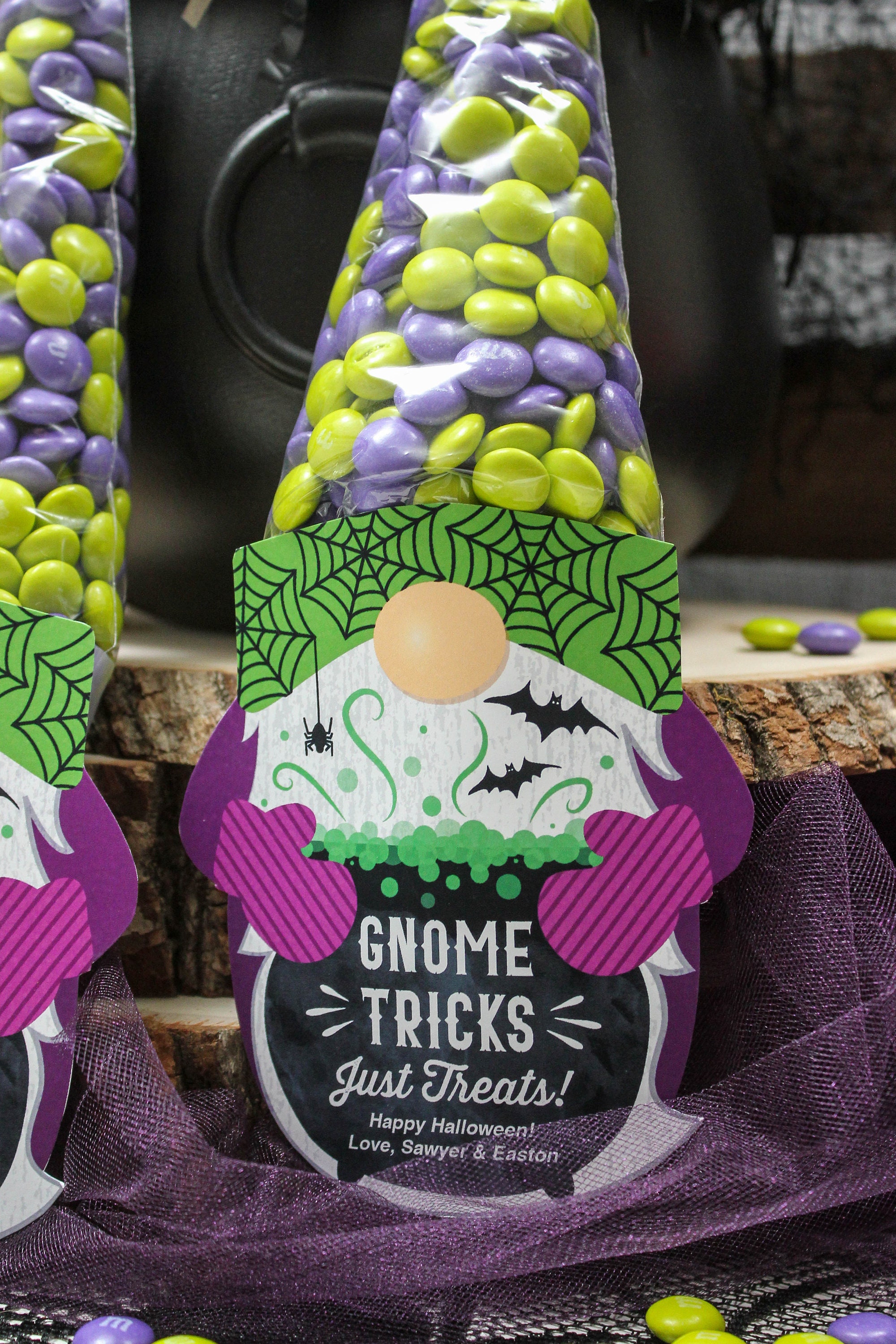 Halloween Gnome Printable Gnome Treat Bag Halloween | Etsy