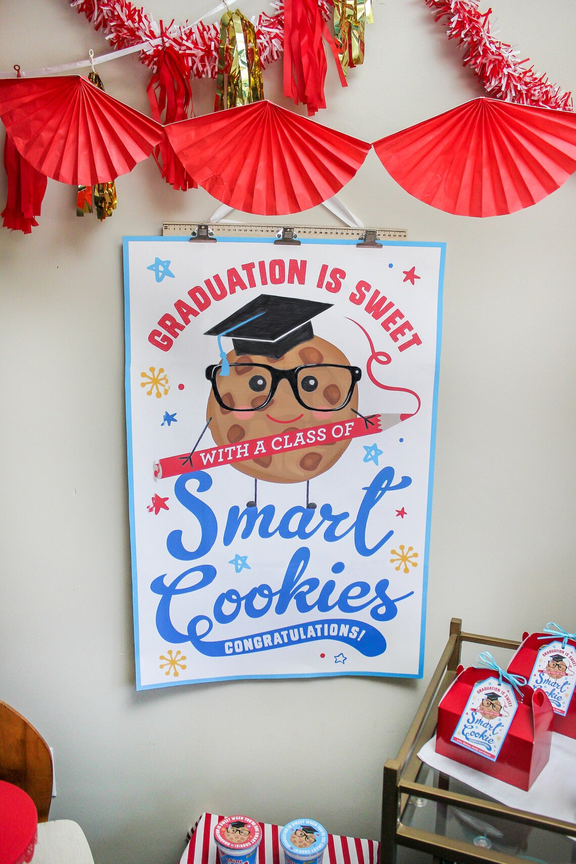 Smart Cookie Graduation Party Printables, INSTANT DOWNLOAD, Graduation ...