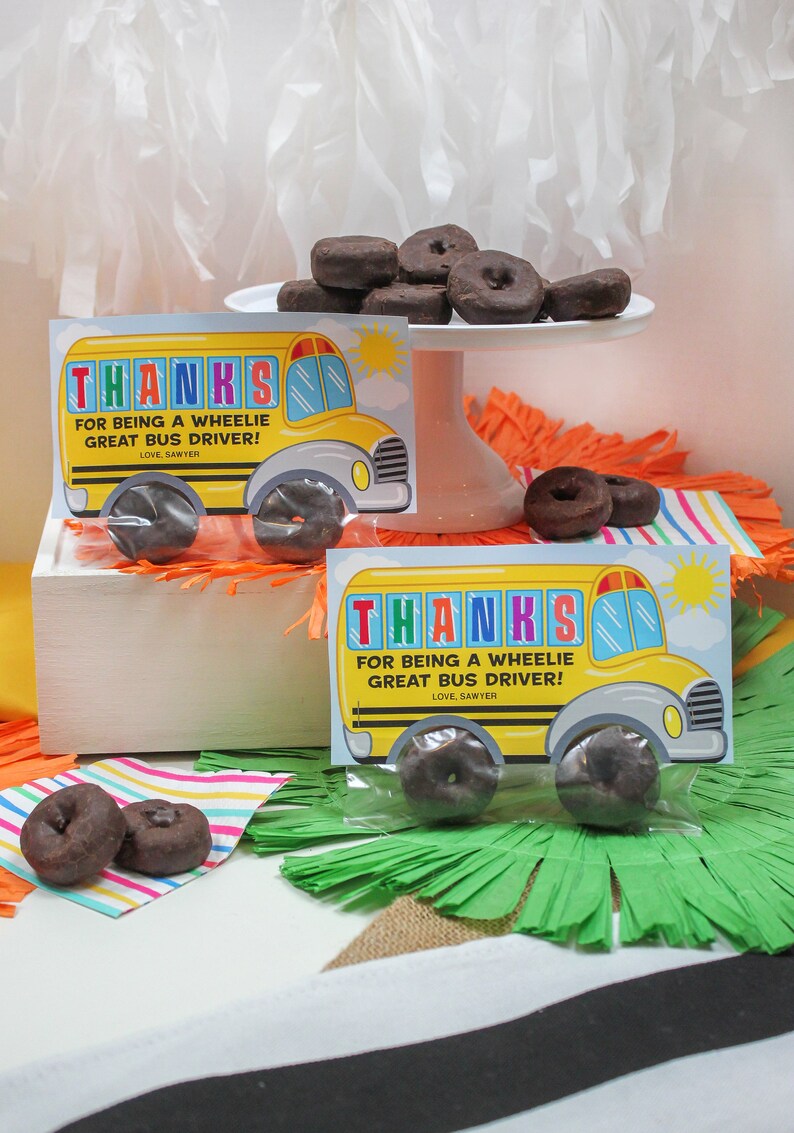 School Bus Driver Appreciation Gift Thank You Printable - Etsy