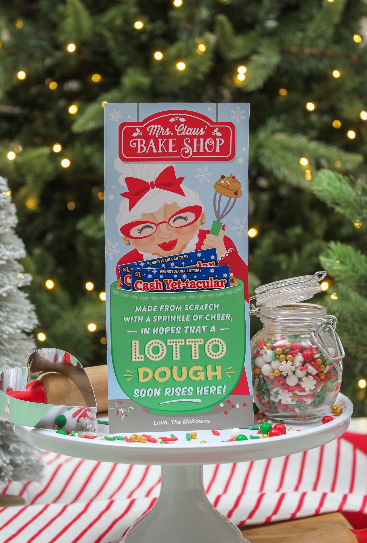 Lottery Ticket Holiday Gift Printable, Lottery Ticket Christmas Gift ...