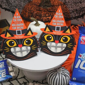 Chewing Gum Black Cat Printable, Halloween Printable, Classroom ...