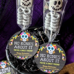 No Bones About It You're a Sweet Friend Halloween Gift Tag, Halloween ...