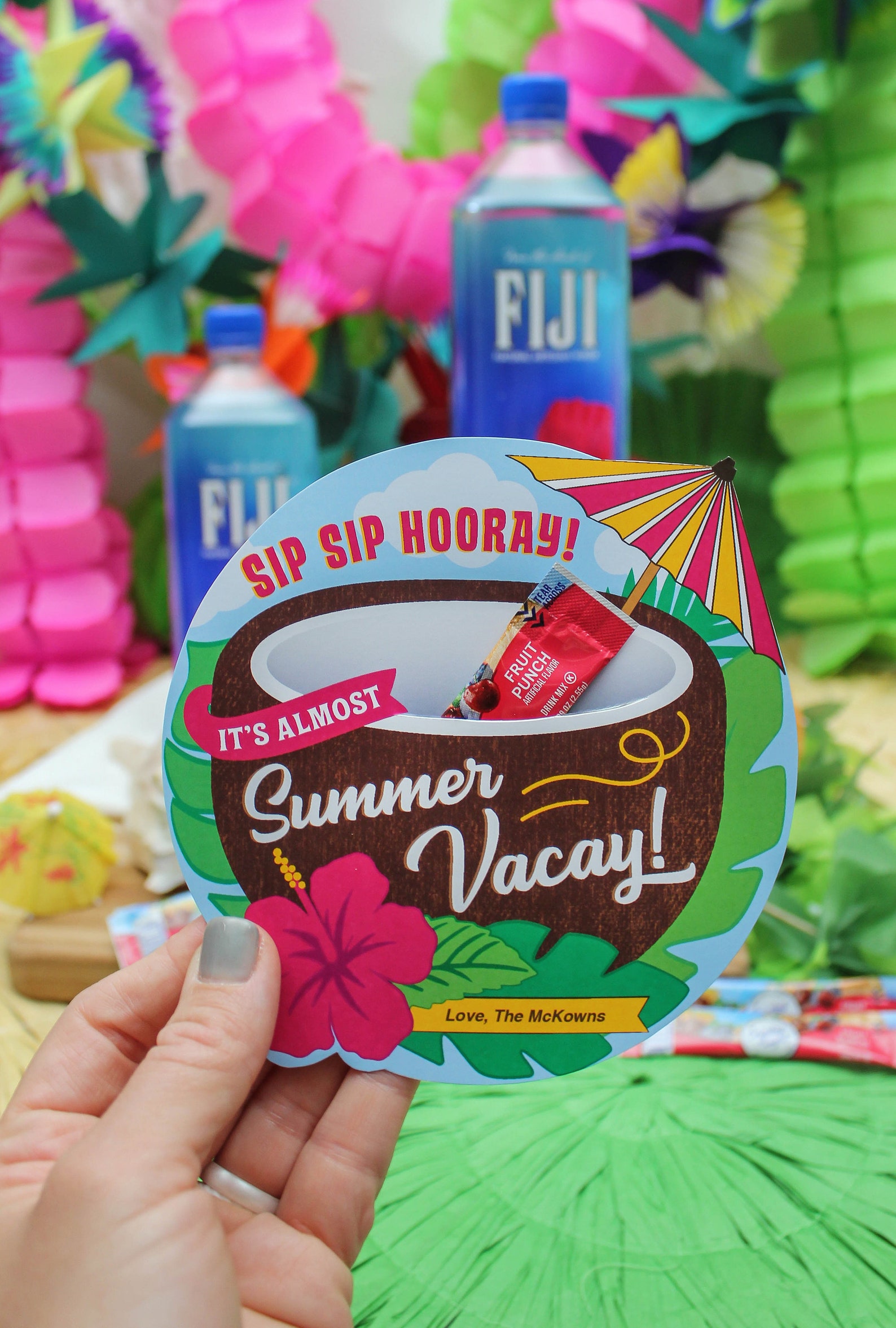 Sip Sip Hooray It's Almost Summer Vacay Printable Drink - Etsy