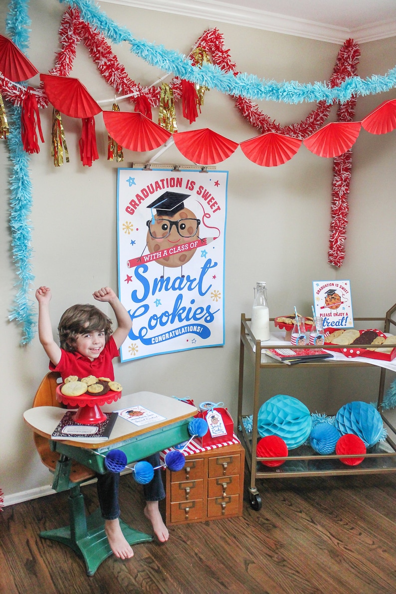 Smart Cookie Graduation Party Printables, INSTANT DOWNLOAD, Graduation ...