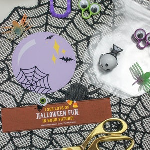 Crystal Ball Halloween Gift Printable, Kids Halloween, Halloween Gift ...