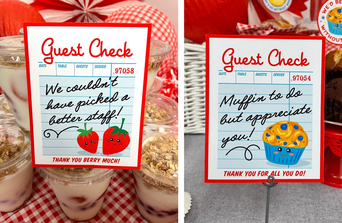 Teacher Appreciation Breakfast Printable Pack Thanks a Whole - Etsy