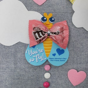 Bugs Kids Valentine, You're so Fly, Kids Valentine Printable, School ...