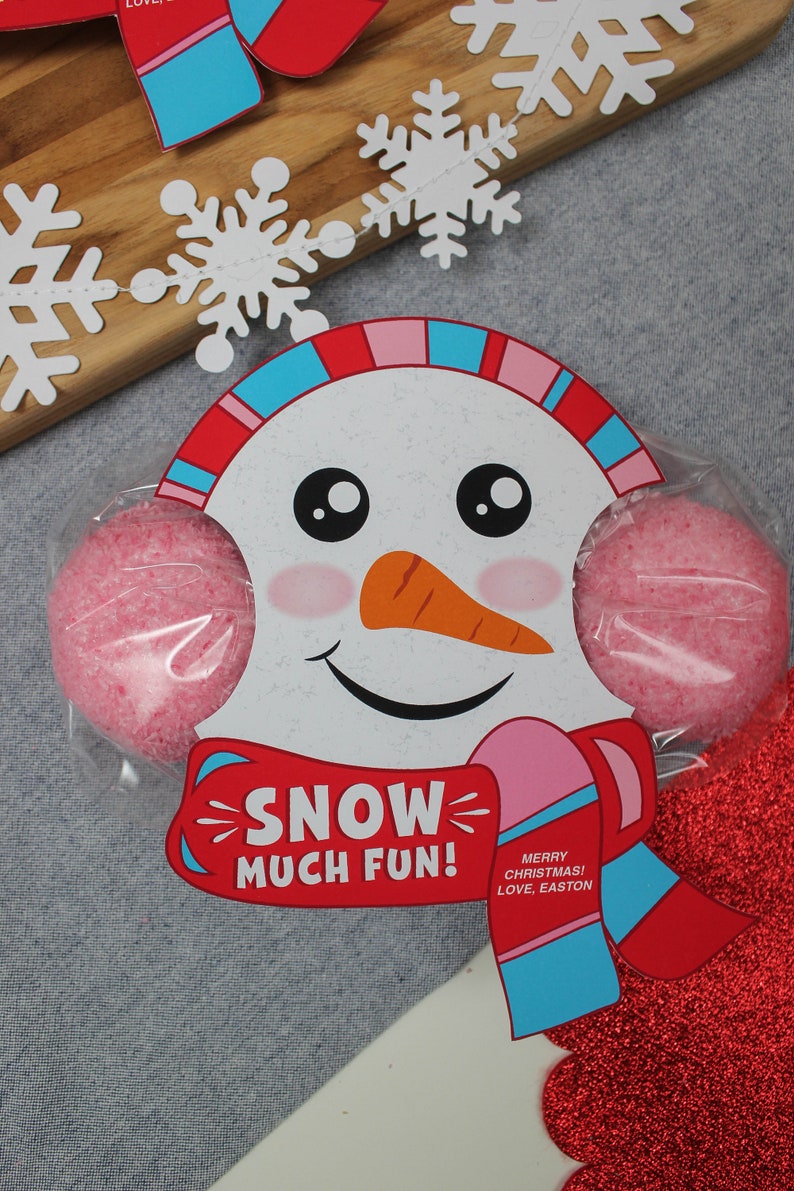 Snowman Treat Printable, Snowman Gift Tags, Holiday Gift Tags ...