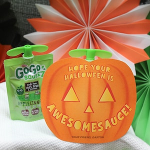 Applesauce Kids Halloween Printable, Awesomesauce, Jack-o-lantern ...