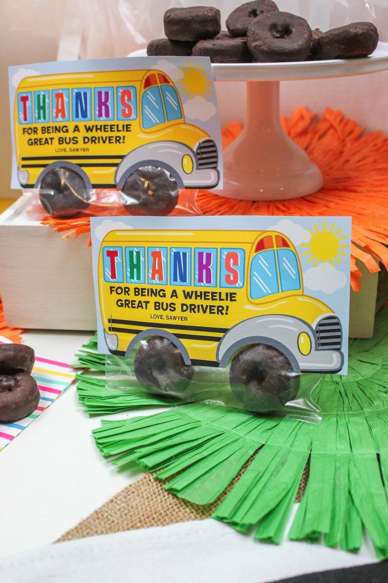 School Bus Driver Appreciation Gift Thank You Printable - Etsy