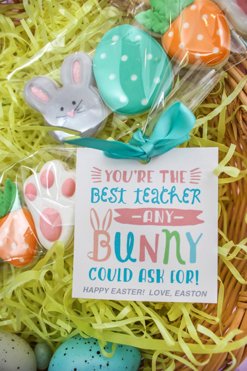 You're the Best Teacher Any Bunny Could Ask For! - EDITABLE Printable ...