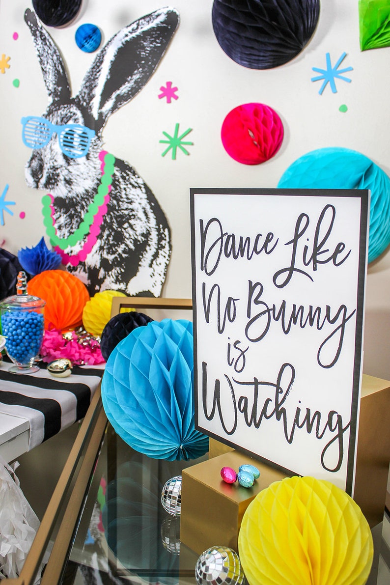 Hip Hop Hooray Easter Party Printables Hip Hop Bunny Easter | Etsy