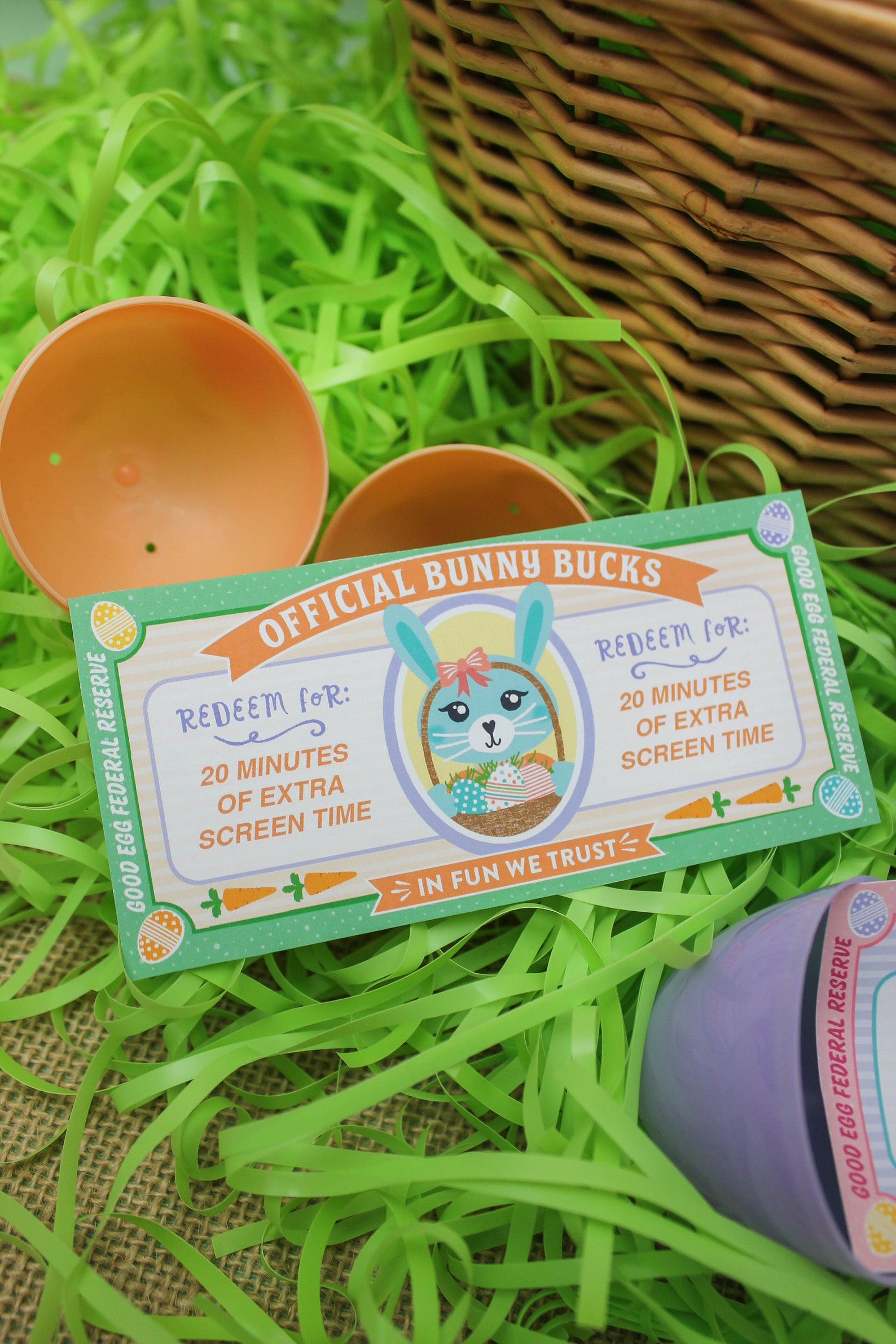 Easter Bunny Bucks Printables Easter Play Money Easter Egg - Etsy