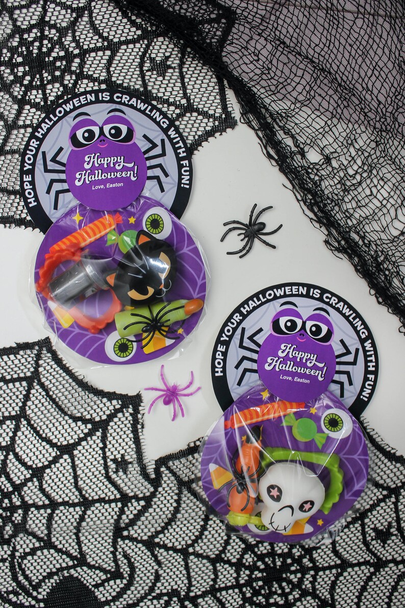 Spider Halloween Gift Printable Kids Halloween Halloween - Etsy