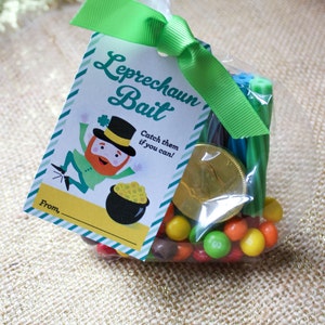 Leprechaun Bait Tags - Printable - Treat Bag Tags, Gift Tags, St ...