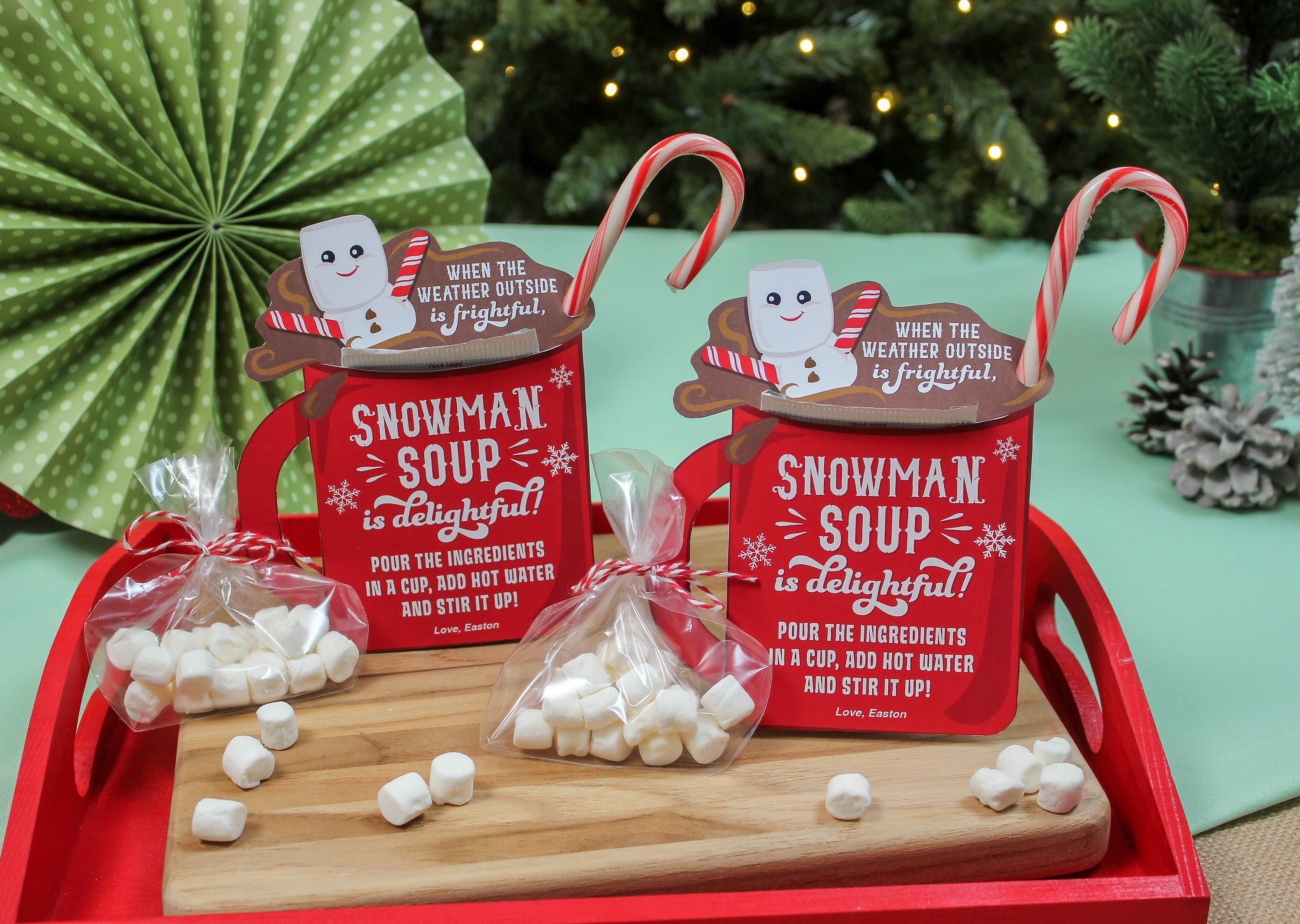 Snowman Soup, Hot Cocoa Printable, Hot Chocolate Christmas Gift, School ...