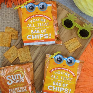 You're All That and a Bag of Chips End of the Year Printable, Printable ...