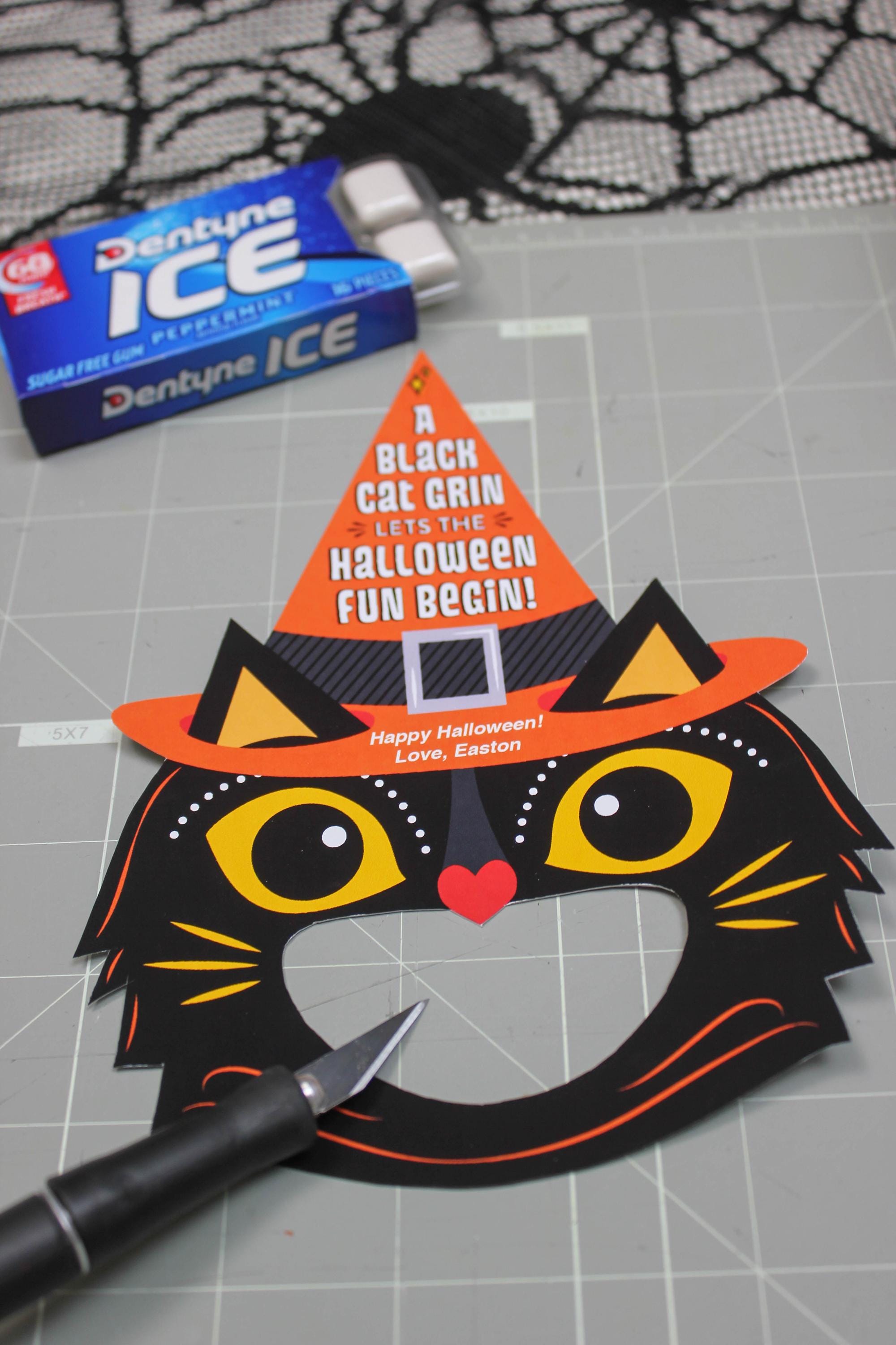 Chewing Gum Black Cat Printable, Halloween Printable, Classroom ...
