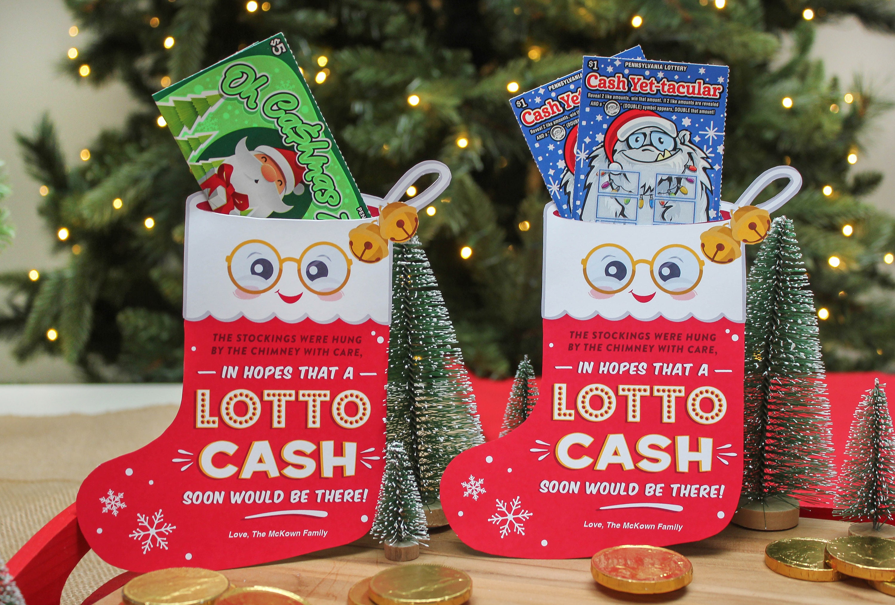 Lottery Ticket Holiday Gift Printable, Lottery Ticket Christmas Gift ...