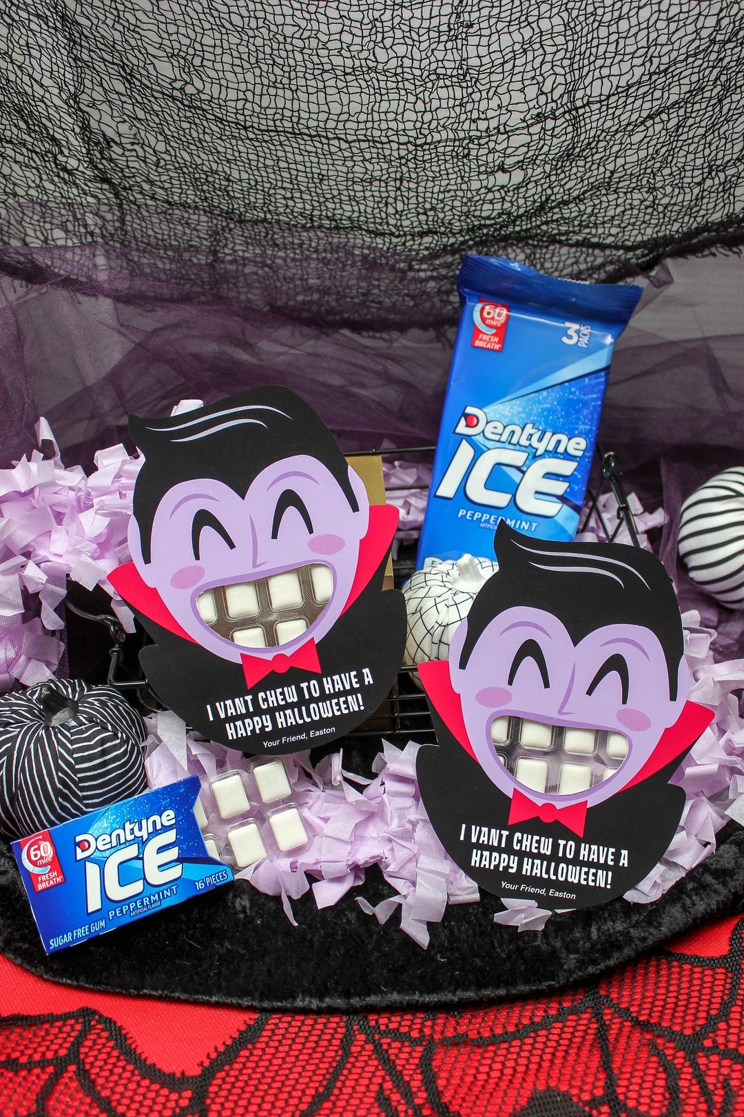 Chewing Gum Vampire Printable, Halloween Printable, Classroom Halloween ...