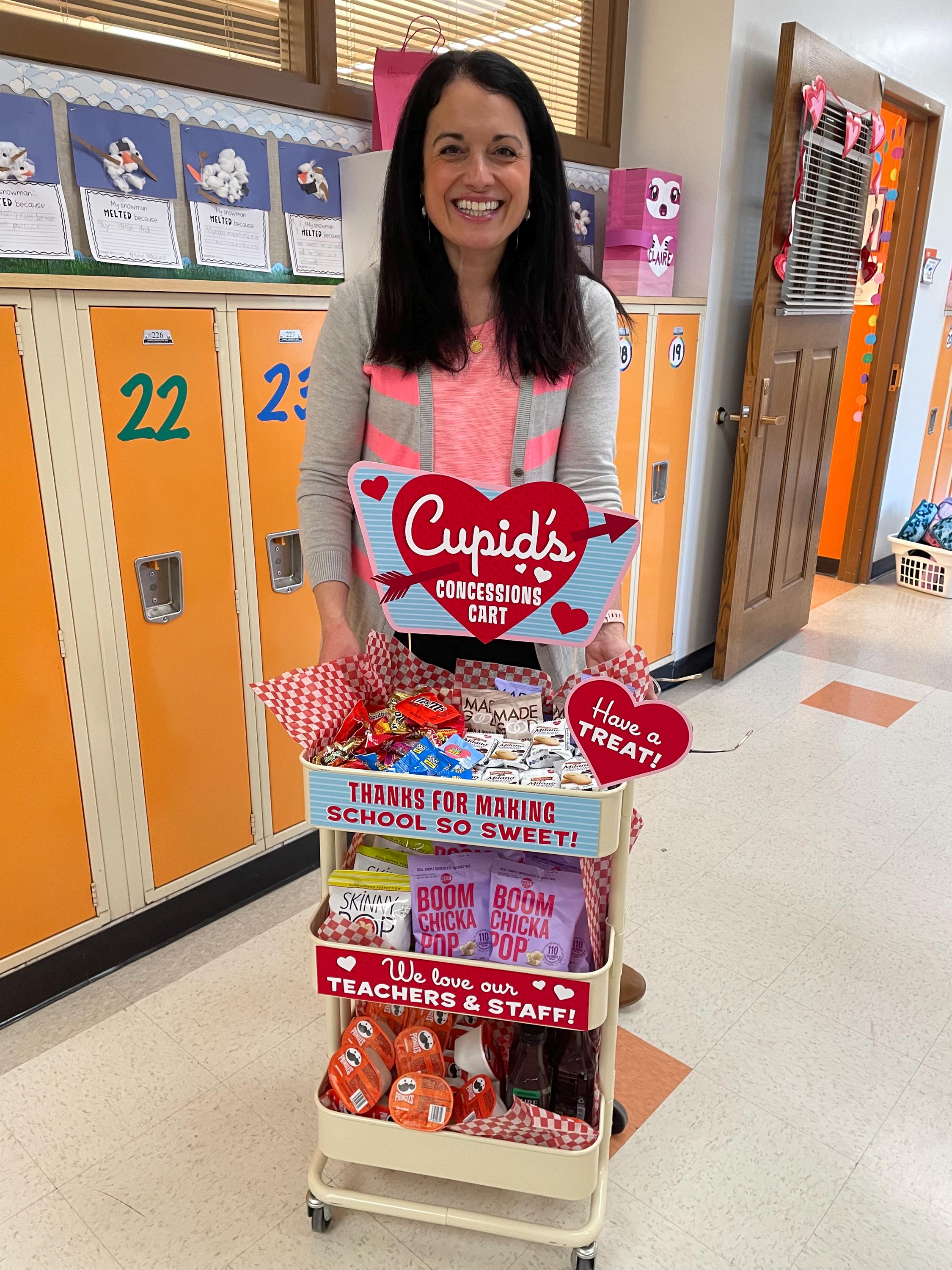 Teacher Appreciation Valentine's Day Snack Cart Printables, PTO, PTA ...