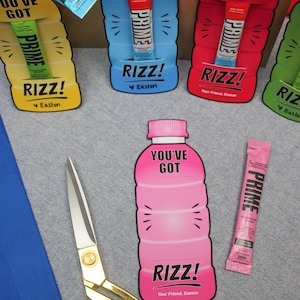 Rizz Drink Bottle Kids Valentine, Tween Slang, Hydration Drink, Kids ...