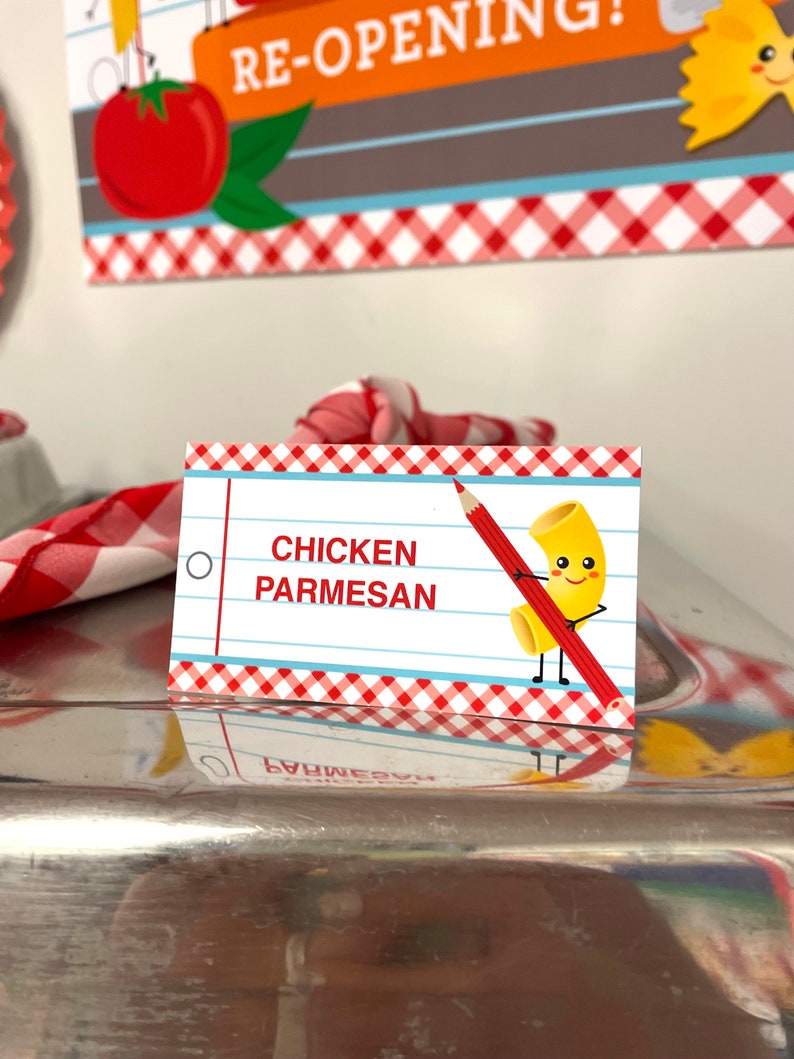 Back to School Party Printables, Pasta Party, Spaghetti Dinner, Use ...